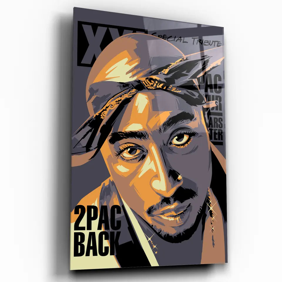 Tableau Décoratif - Tupac Shakur | Toile Unique.fr